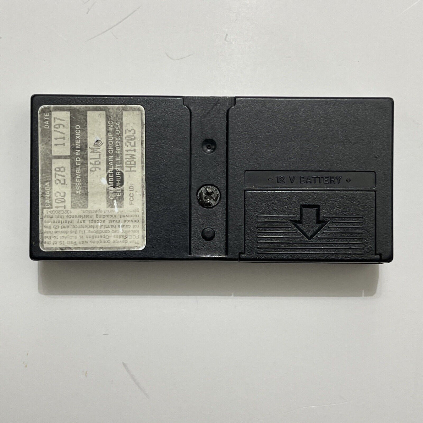 Genuine OEM Chamberlain Liftmaster 96LM 3 Button Remote w/Clip HWB1203 ...