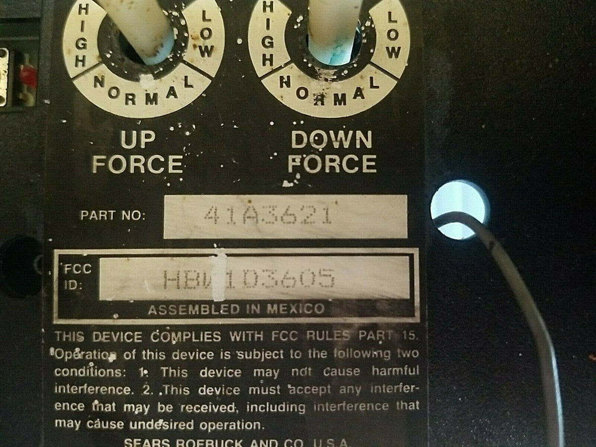 Sears Craftsman 41A3621 Receiver Logic Board Garage Door Yellow Learn ...