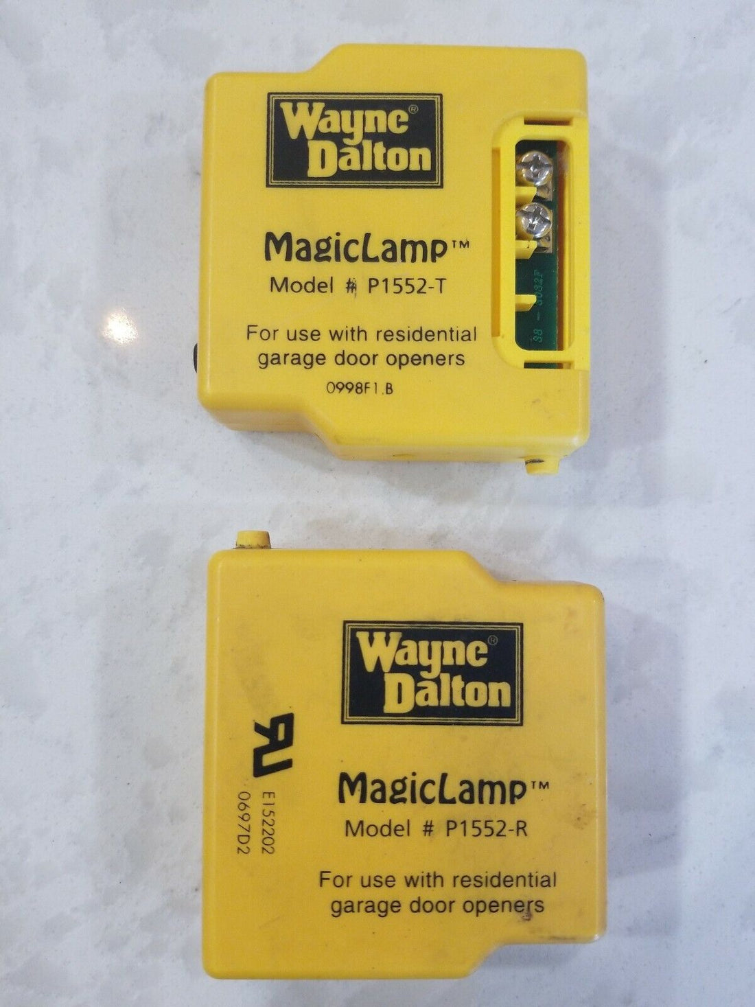 Wayne Dalton Yellow Magic Lamp Safety Eye Photo Cell Sensors P1552-T P ...