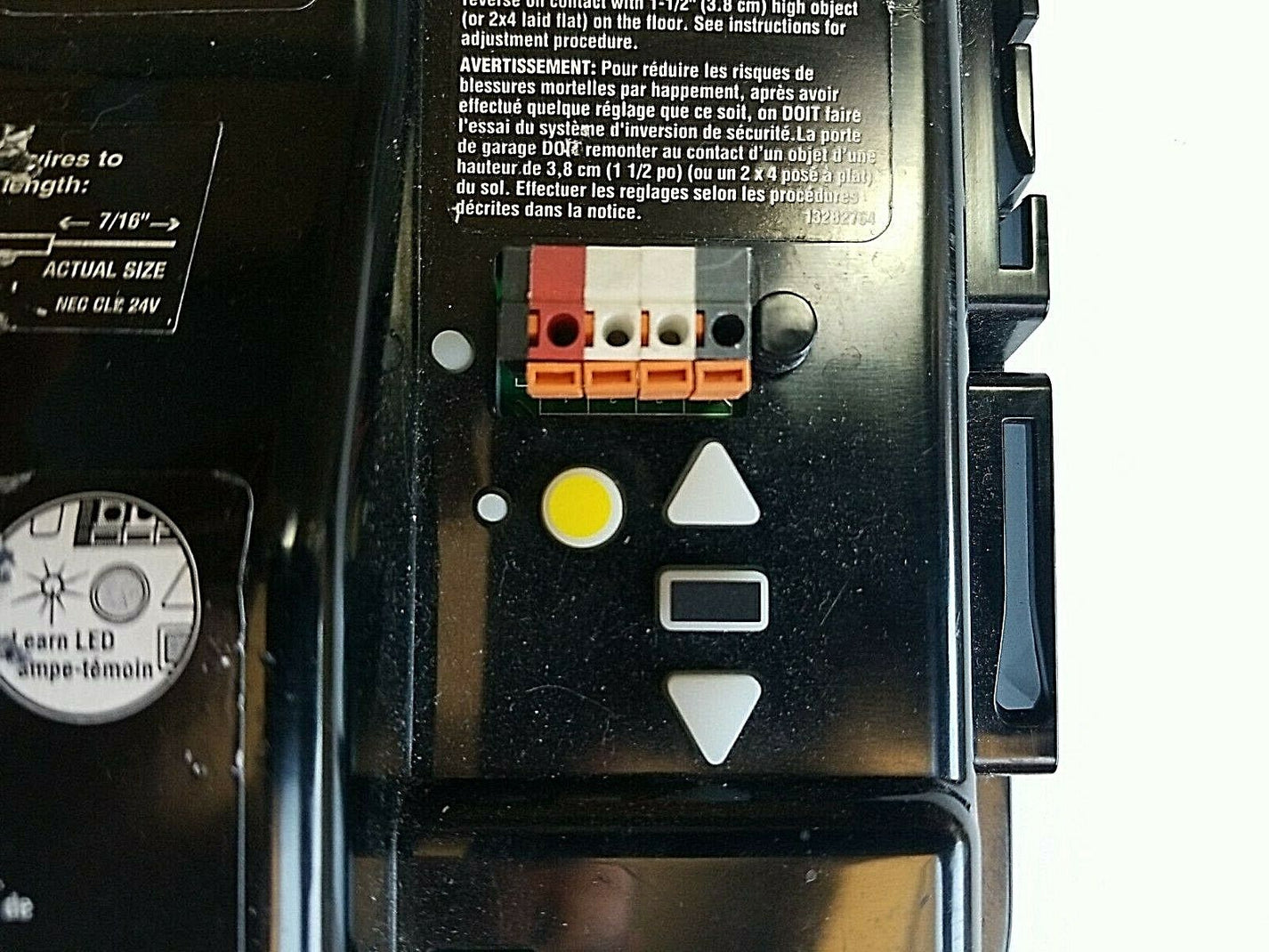Chamberlain 1D7356-5 Garage Door Receiver Logic Board Yellow Learn But ...